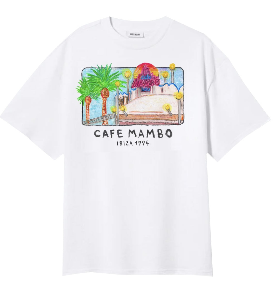 Café Mambo Landscape Cartoon Tee – Café Mambo Shop